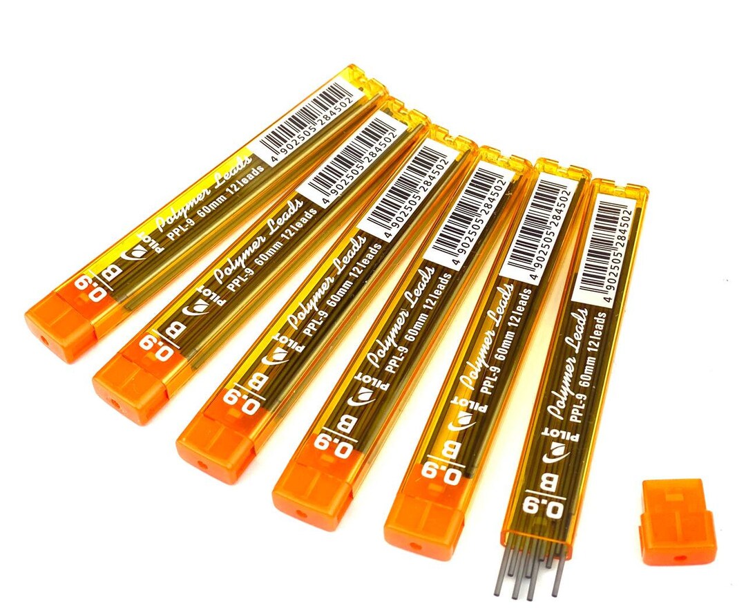 Pilot ENO Polymer Mechanical Pencils Leads Refills - 0.9mm B - 12 Leads ...