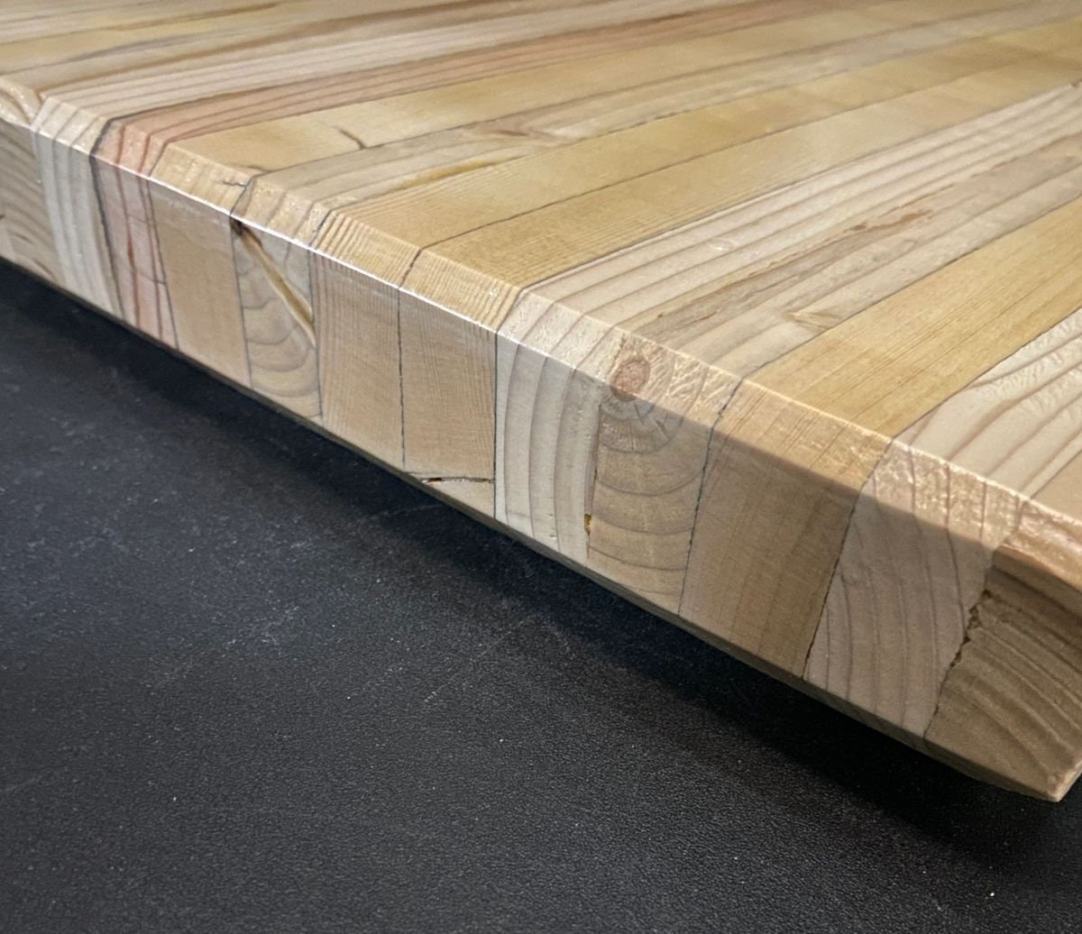 Large Edge Grain Cutting Board - Etsy