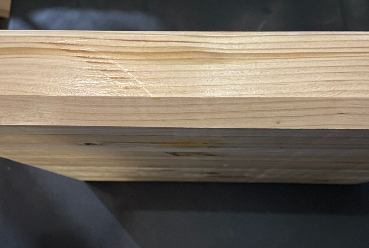 Large Edge Grain Cutting Board - Etsy