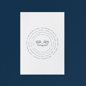 Radiohead Inspired Greeting Card and A4 Print With Lyrics From Weird ...