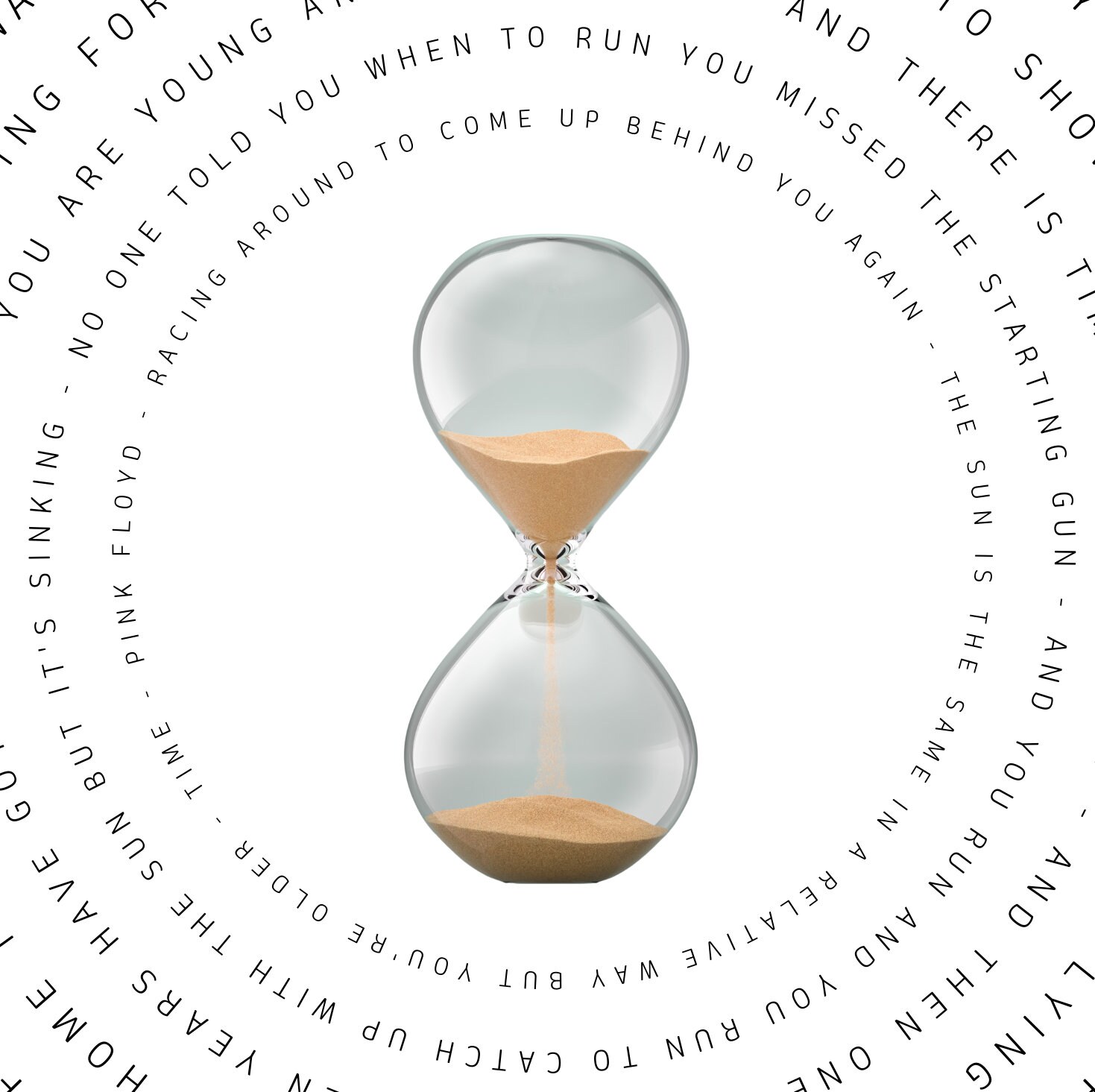 Pink Floyd Inspired Greeting Card and A4 Print With Lyrics - Etsy