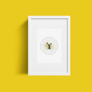 Nirvana Inspired Greeting Card and A4 Print With Lyrics From - Etsy