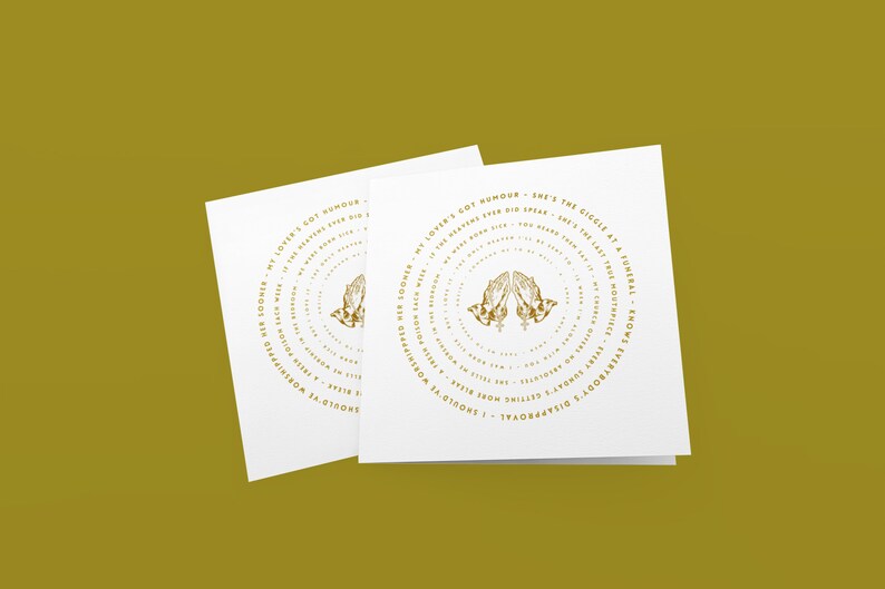 Hozier Inspired Greeting Card and A4 Print With Lyrics From Take Me to ...