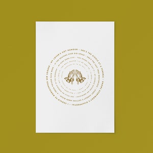 Hozier Inspired Greeting Card and A4 Print With Lyrics From Take Me to ...