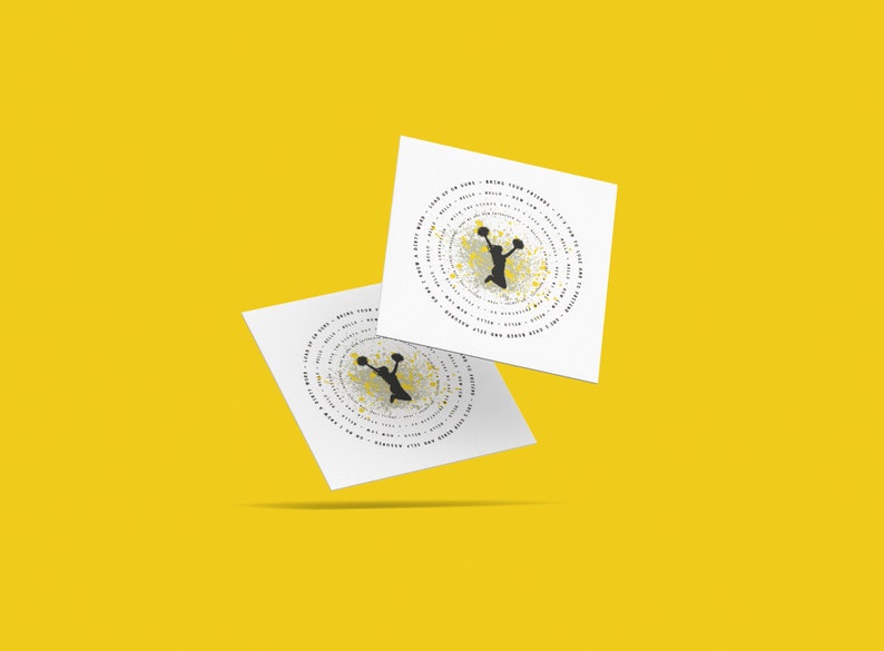 Nirvana Inspired Greeting Card and A4 Print With Lyrics From - Etsy