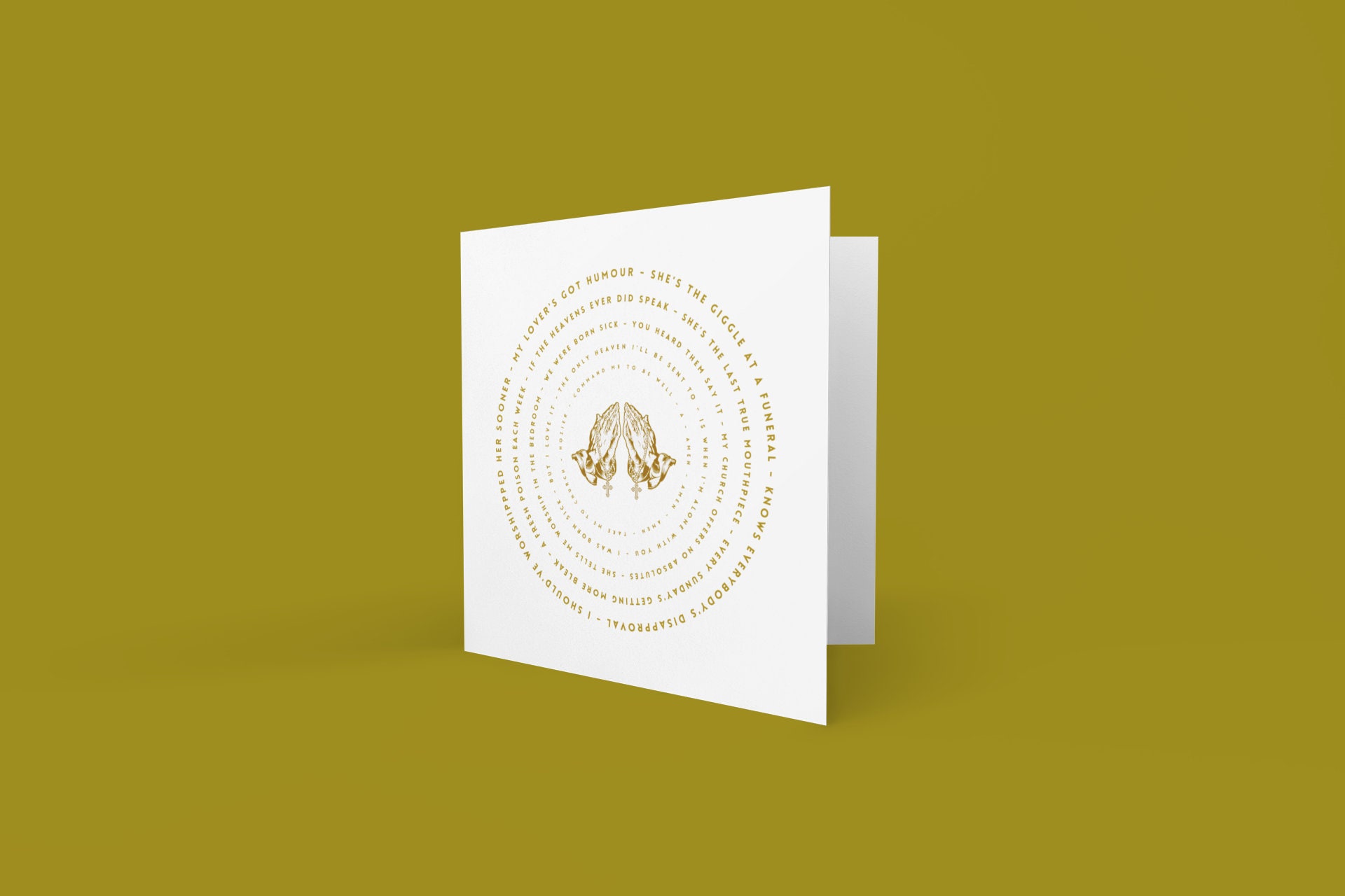 Hozier Inspired Greeting Card and A4 Print With Lyrics From Take Me to ...