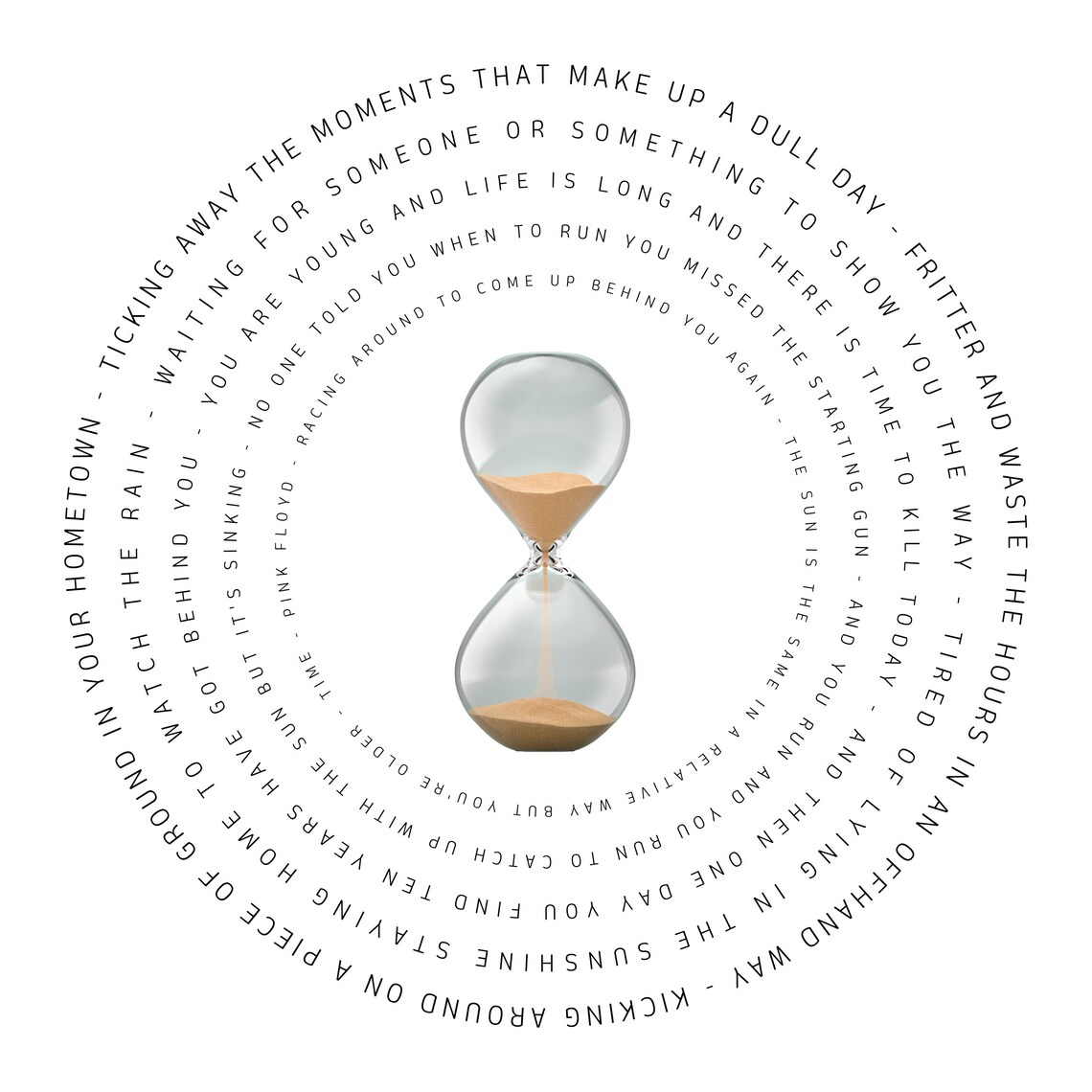 Pink Floyd Inspired Greeting Card and A4 Print With Lyrics - Etsy