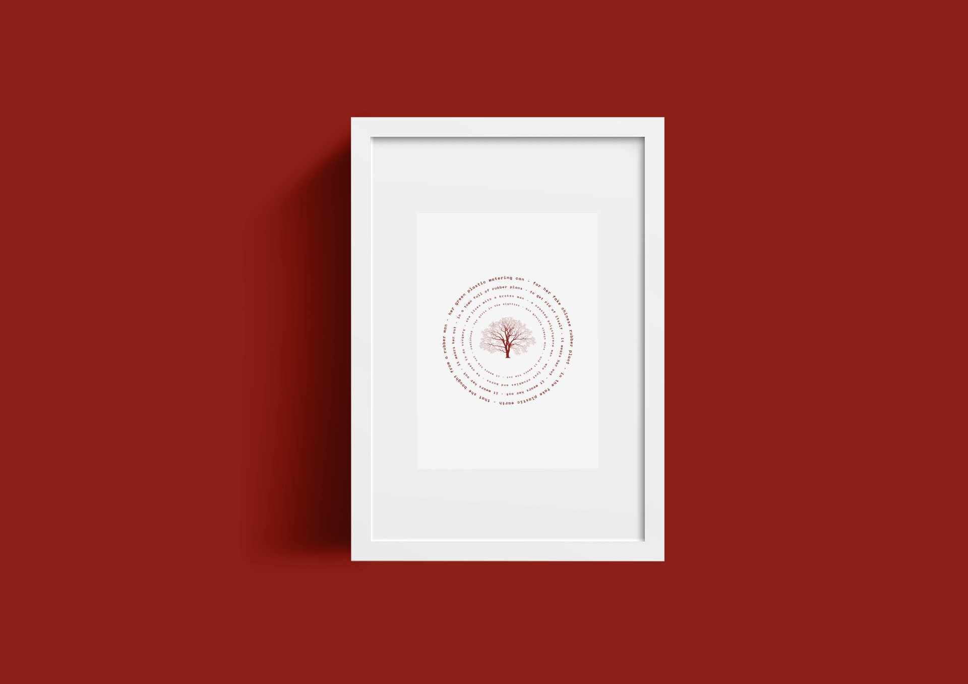 Radiohead Inspired Greeting Card and A4 Print With Lyrics From - Etsy