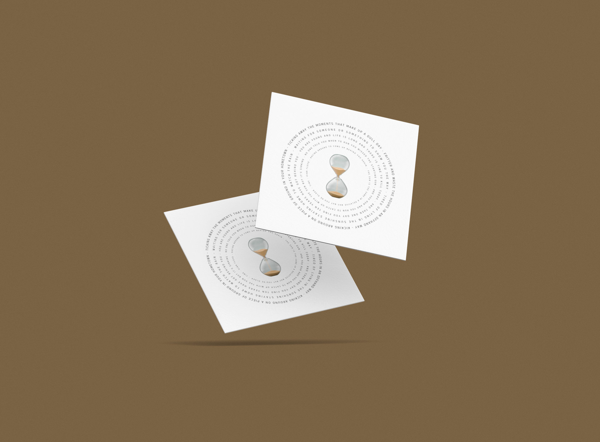 Pink Floyd Inspired Greeting Card and A4 Print With Lyrics - Etsy