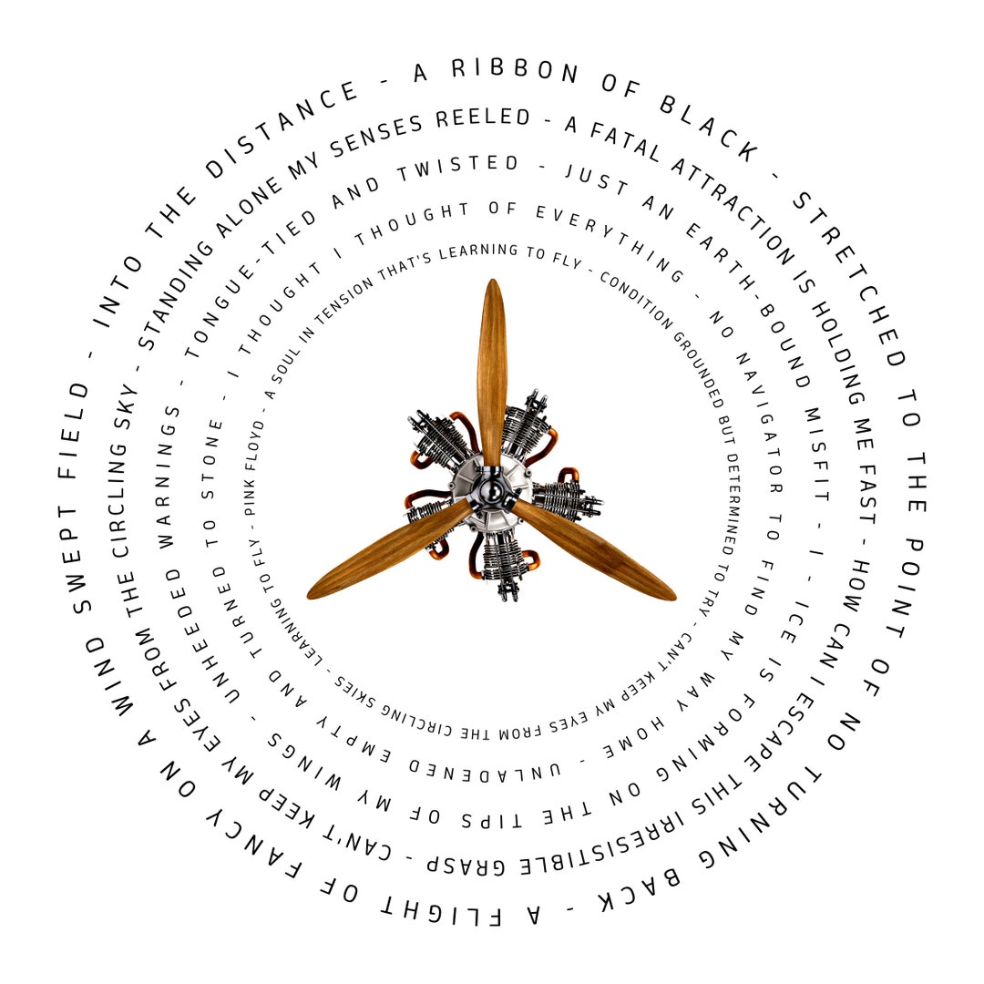 Pink Floyd Inspired Greeting Card and A4 Print With Lyrics From ...