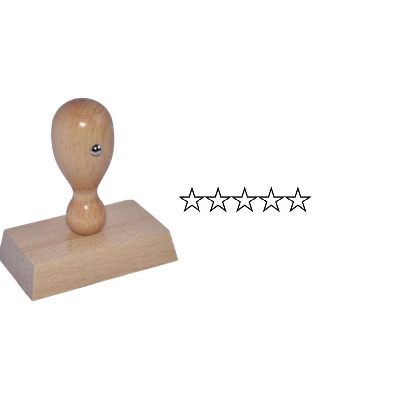 Star Rubber Stamp - Etsy UK