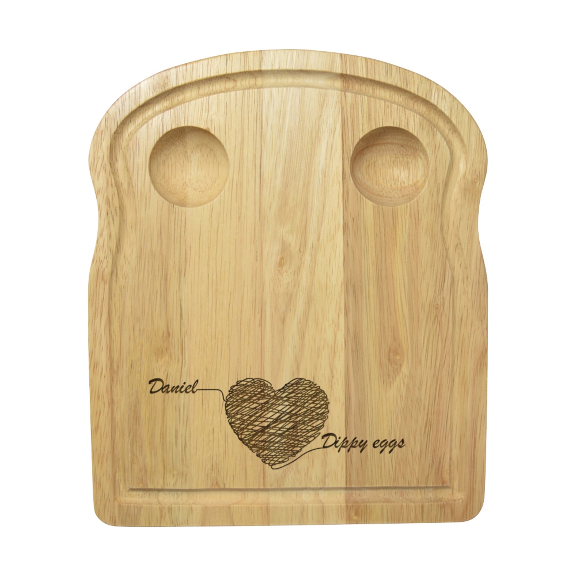 Personalised Wooden Breakfast Dippy Egg Board Love Dippy Eggs Design ...