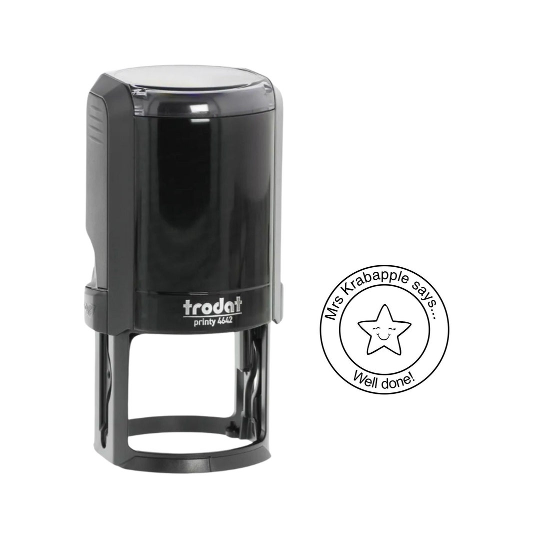 Customised Teacher Stamp | Self Inking Merit Reward Stamp ...