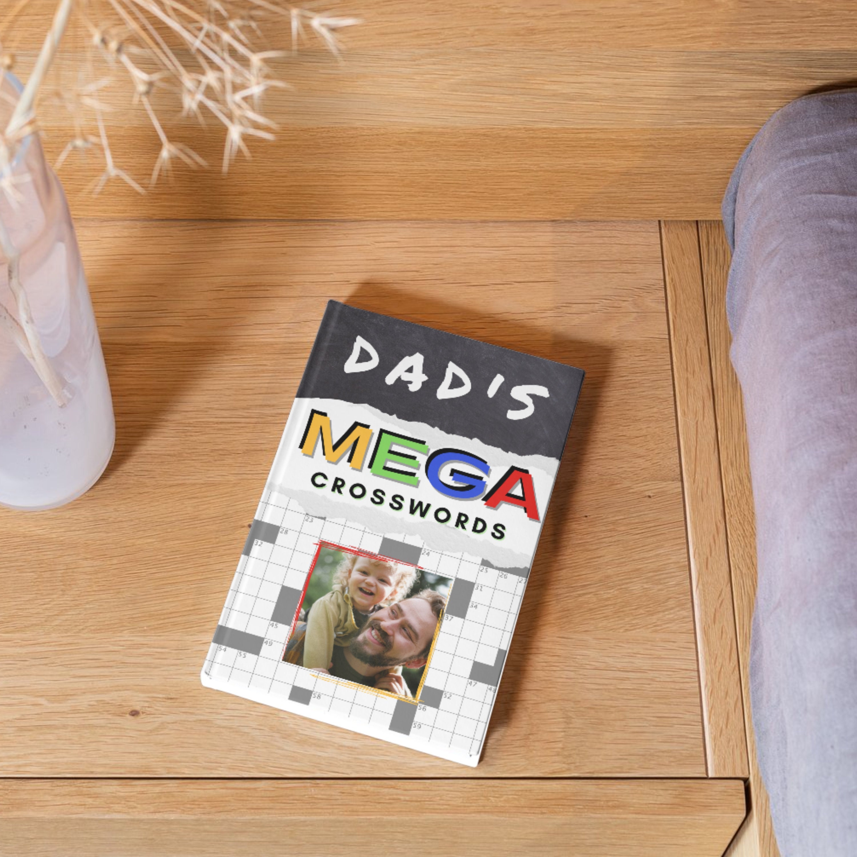 Custom Crossword Puzzle Book | Personalized Crossword Cover With Your ...