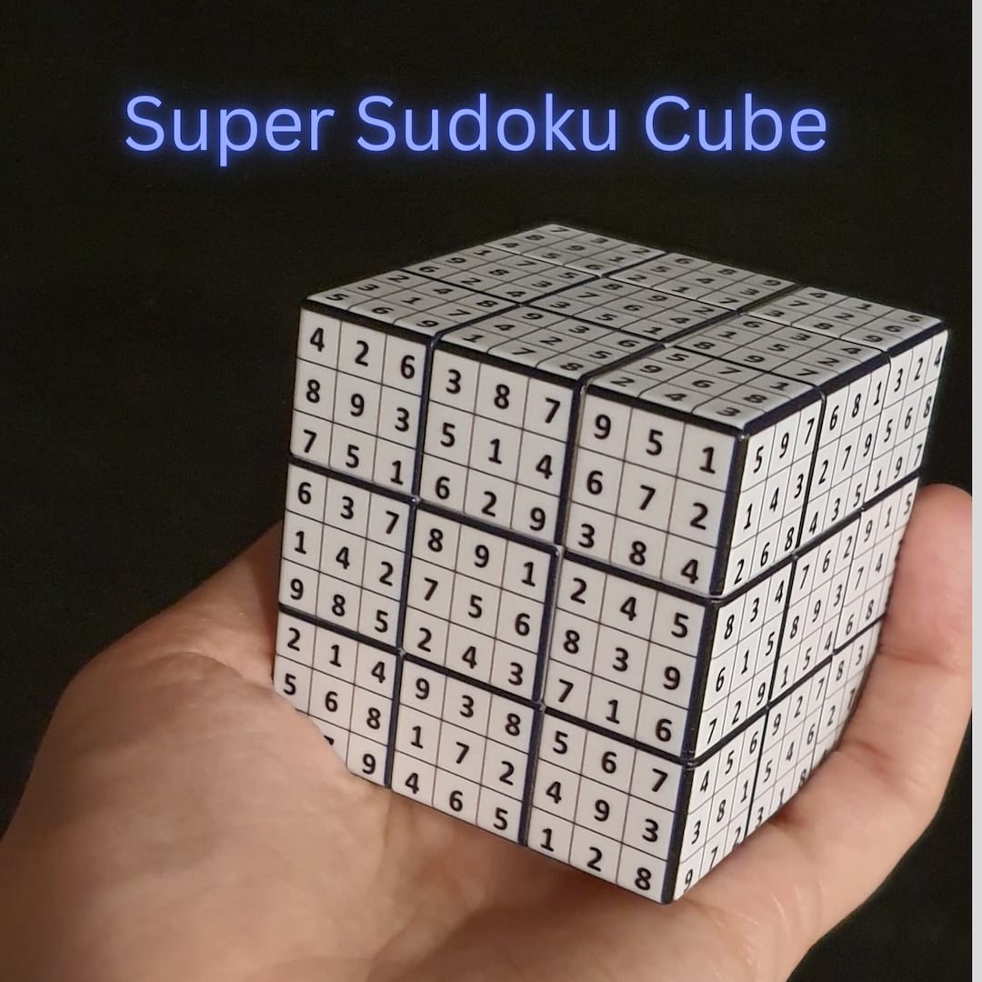Super Sudoku Cube Puzzle | Sudoku Cube Game Sure to Puzzle Even the ...
