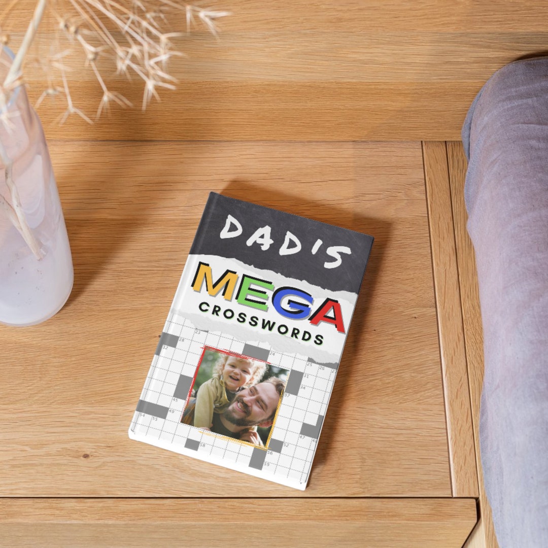 Custom Crossword Puzzle Book Personalised Crossword Cover With Your Own ...