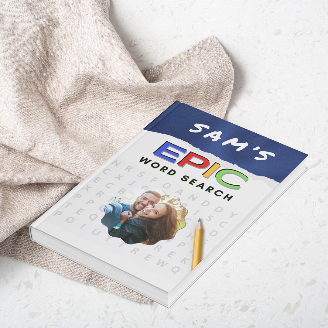 Custom Word Search Book | Add a Name and Photo to the Cover | Great ...