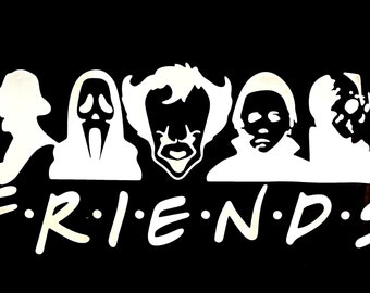Horror Friends Decal - Etsy