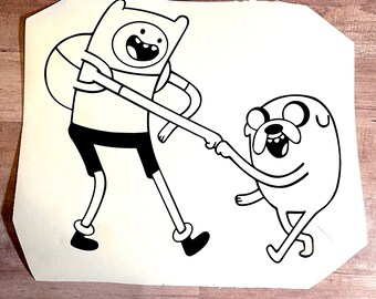 Jake and Finn Decal - Etsy