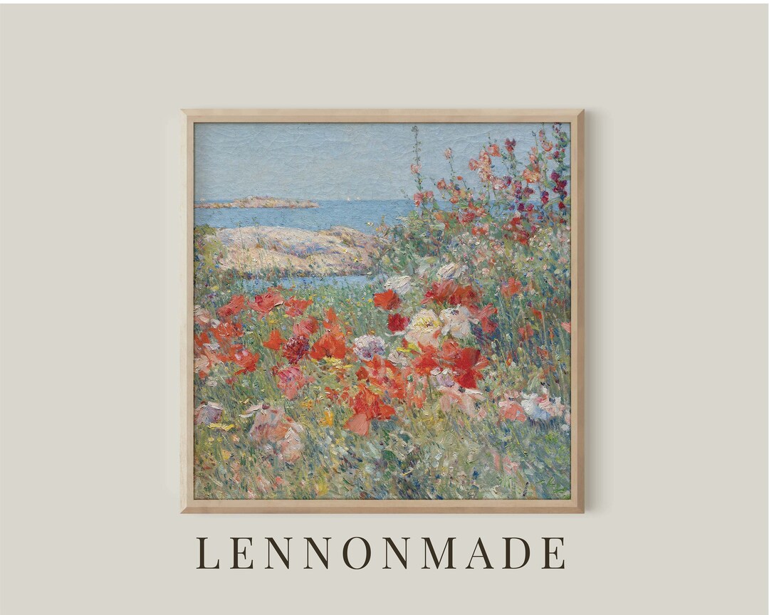 Vintage Square Print | Antique Square Print | Vintage Botanical Square ...