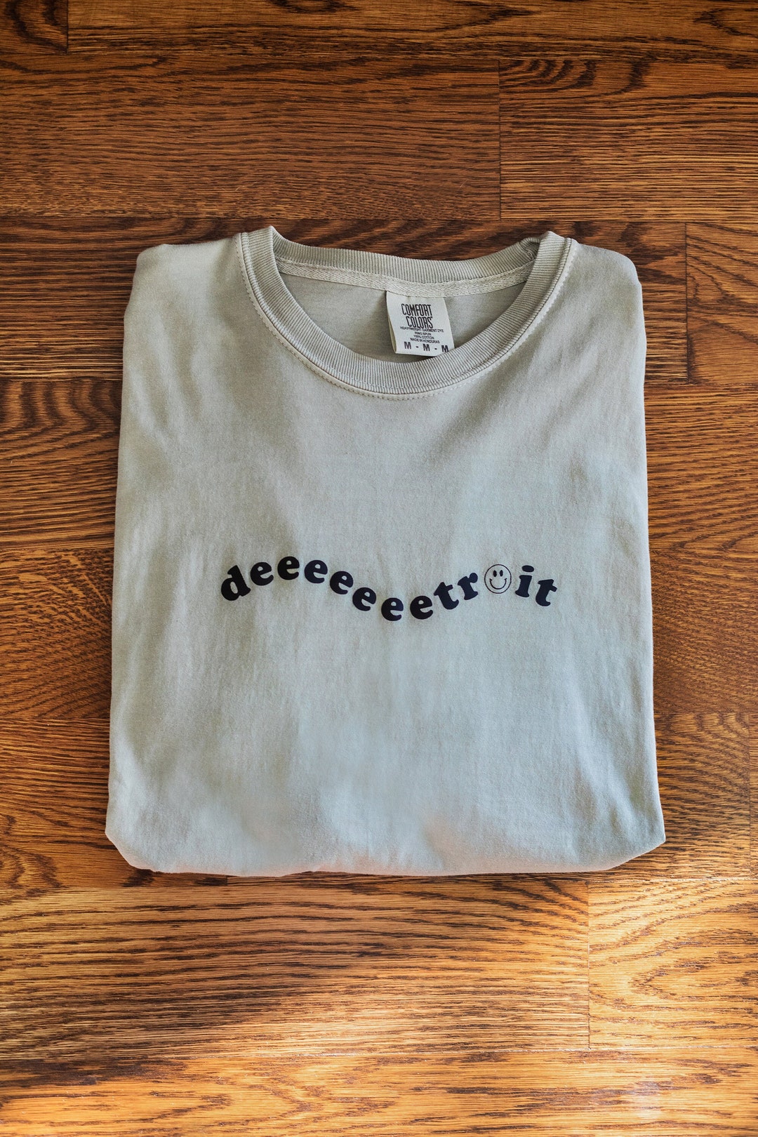 Detroit Smiley Long Sleeve Tee | Trendy Graphic Tee | Positive Vibes ...