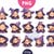 Clipart Collection of Smiling and Laughing Children's Faces, Boys and ...