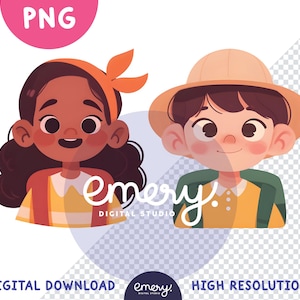 Clipart Collection of Children Carrying Backpack, Boys and Girls ...