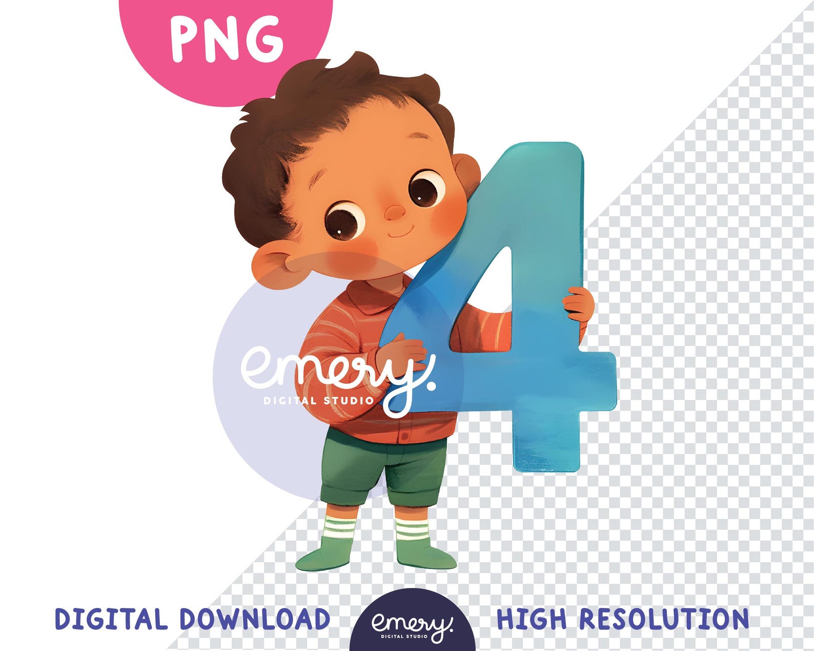 Numbers Clip Art, Kids With Numbers, Cartoon Kids PNG Clipart, Cute ...