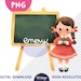 Blackboard Clipart, Kids Blackboard, School Kids PNG, Back to School ...