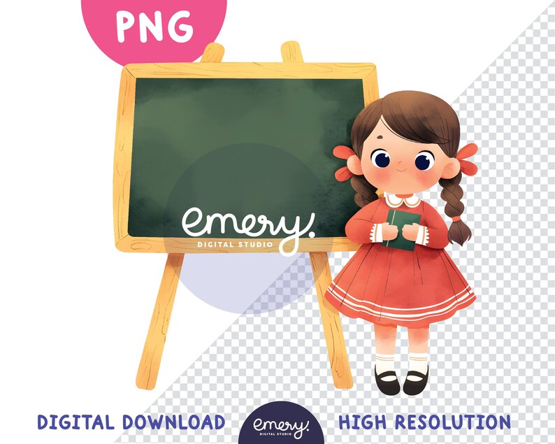 Blackboard Clipart, Kids Blackboard, School Kids PNG, Back to School ...