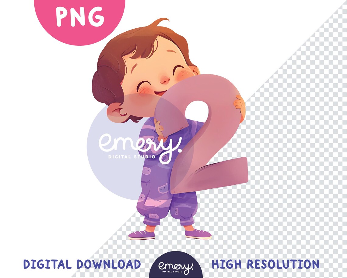 Numbers Clip Art, Kids With Numbers, Cartoon Kids PNG Clipart, Cute ...