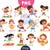 Cute Kid With Different Emotions, PNG Clip Art, Kids Emotion Clip Art ...