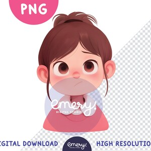 Cute Kid With Different Emotions, PNG Clip Art, Kids Emotion Clip Art ...