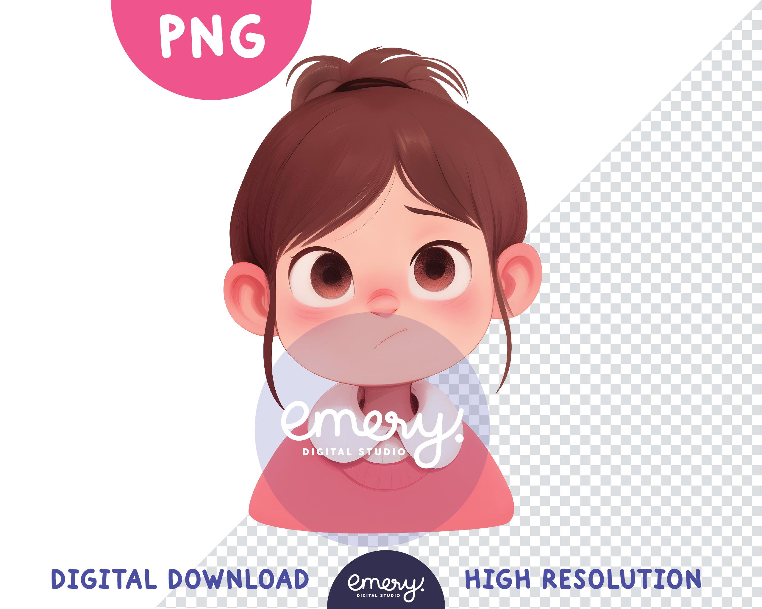 Cute Kid With Different Emotions, PNG Clip Art, Kids Emotion Clip Art ...