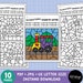 Transportation Color by Letter Worksheets, Alphabet Code (PDF & JPEG ...
