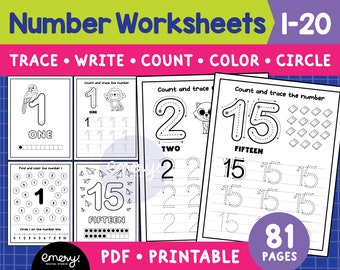 Kindergarten Graduation Coloring Sheets, Preschool Number Tracing ...