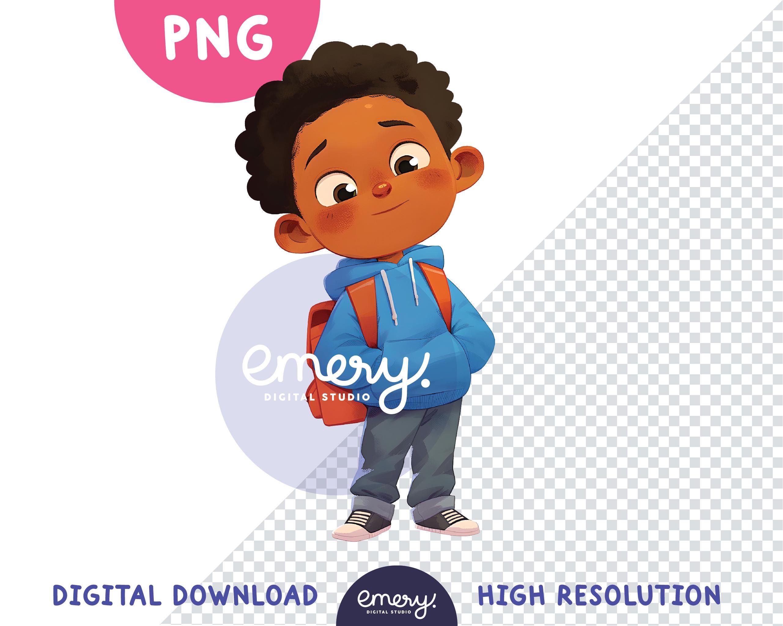 Kids With Backpack Clipart, Kindergarten Kids, Cute Kid Backpacks, Cute ...