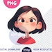 Cute Little Girl With Different Emotions, PNG Clip Art, Kids Emotion ...