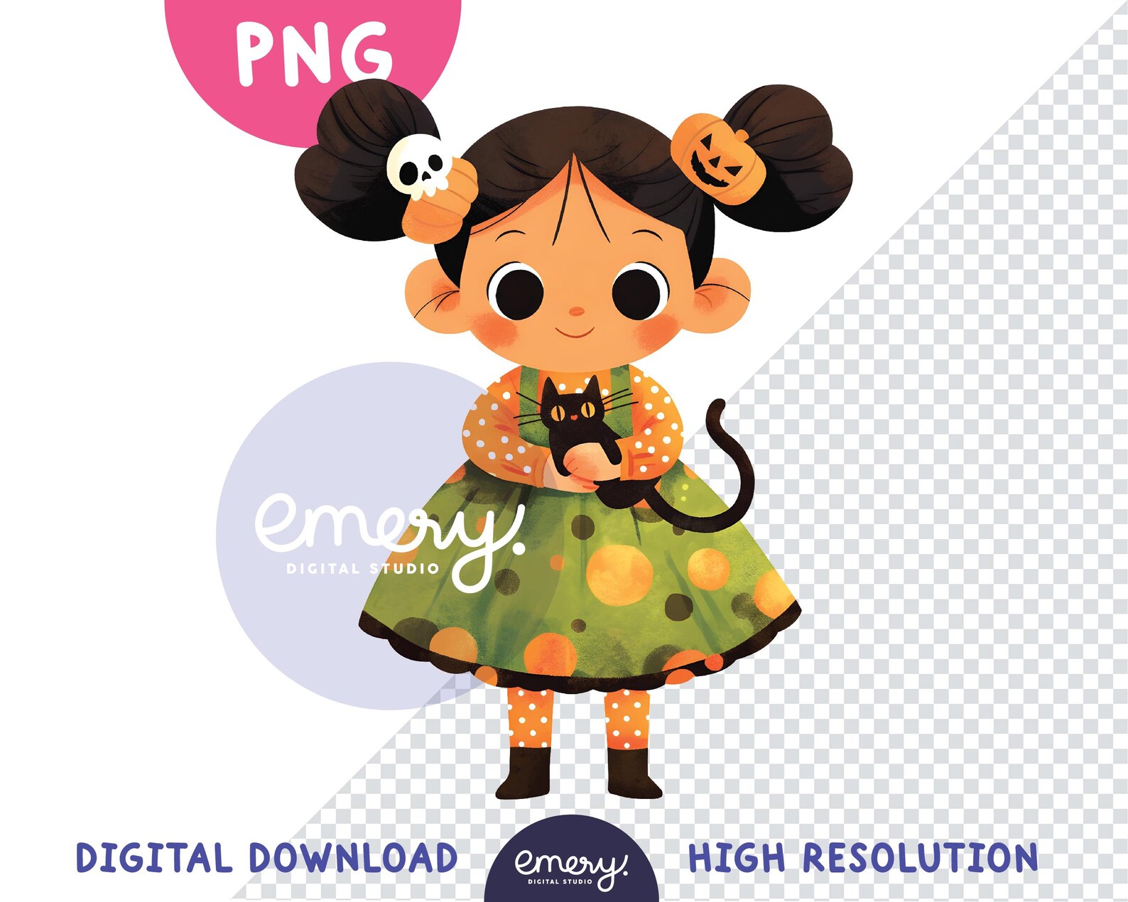 Cute Halloween Clipart, Halloween Kids Clipart, Cartoon Kids Halloween ...