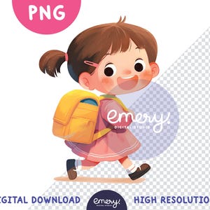 Cartoon Kids Clipart, School Activities PNG (digital Download) - Etsy
