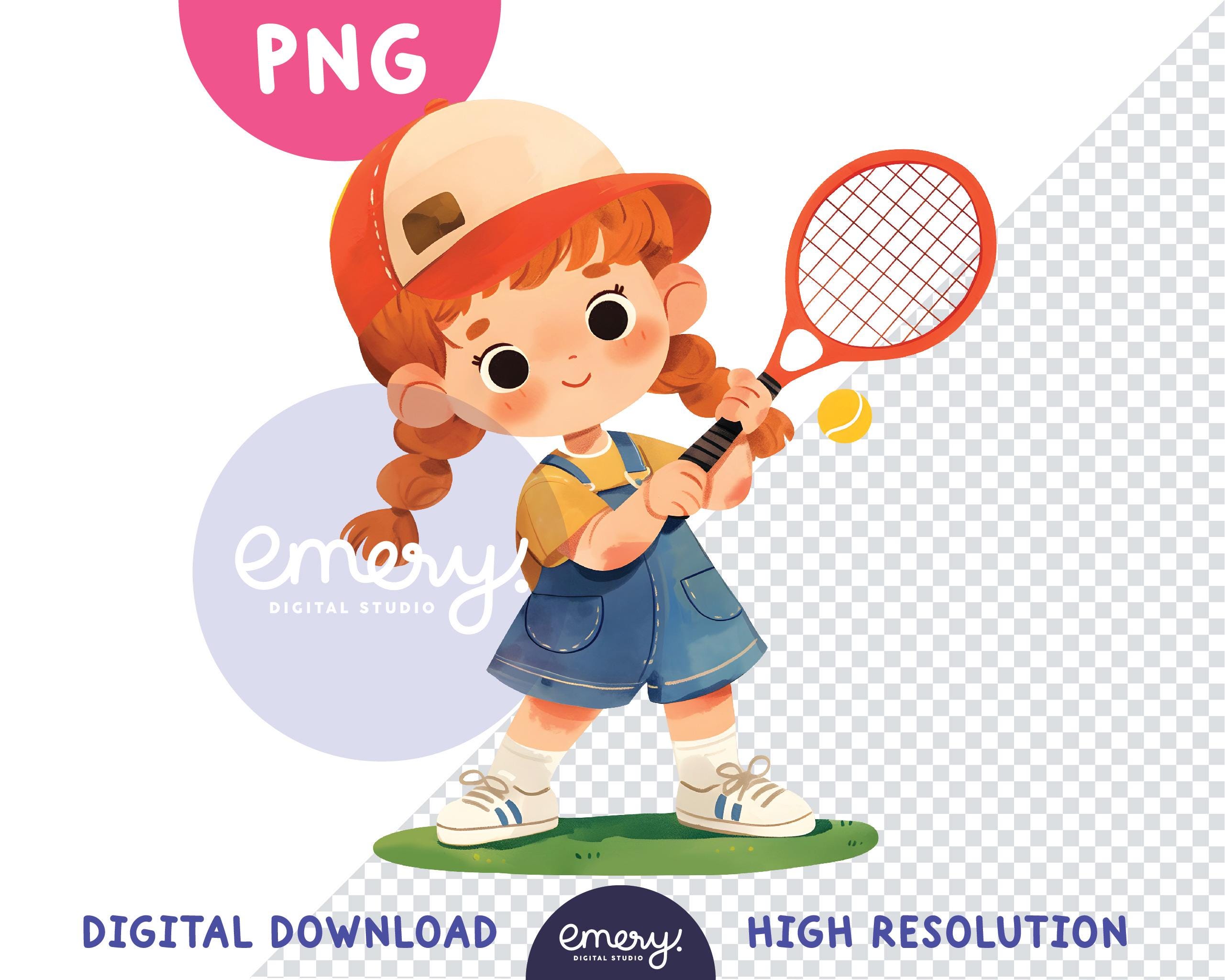 Cute Girl Daily Routine Clipart – PNG Illustrations of Kids’ Activities ...