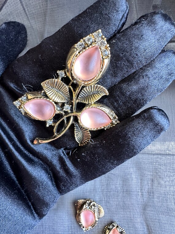 Rare Vintage Arcansas, Elizabeth Reimer, Pink and Gol… - Gem