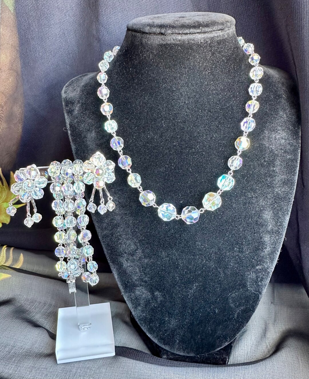 Rare and Stunning Donald Simpson, Aurora Borealis Parure, Necklace ...