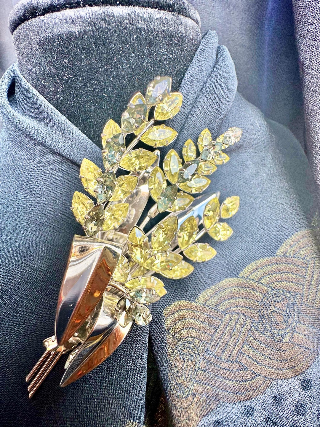 Rare and Dazzling, Vintage Donald Simpson/jewel Crest, With Citrine ...