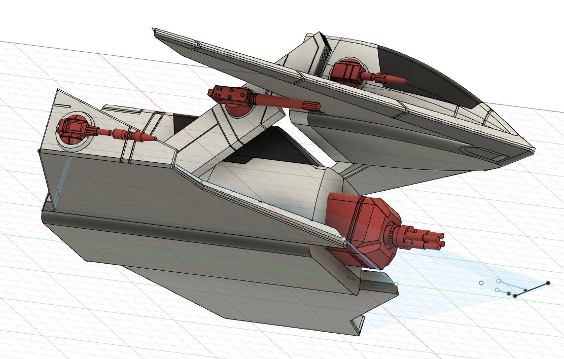 STARCOM - Double Fighter - Model Kit With Instructions - Printing Files ...