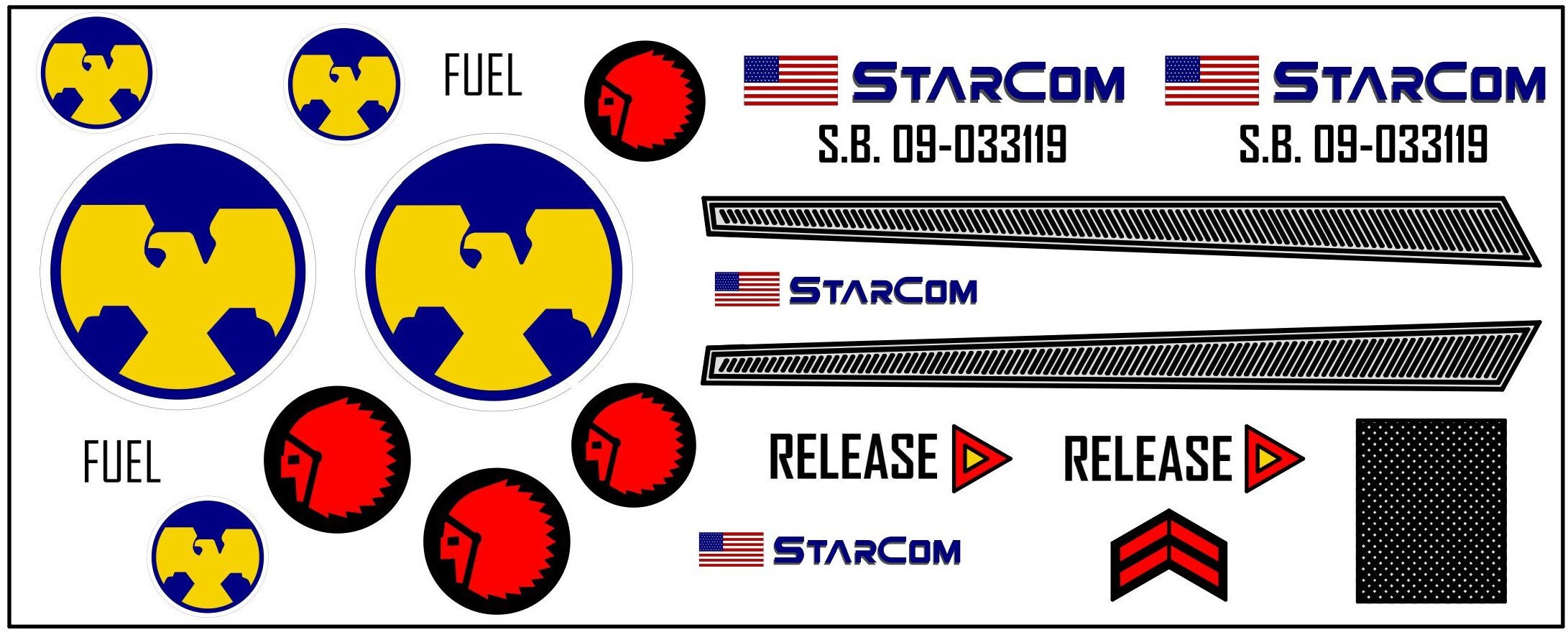 STARCOM - Double Fighter - Model Kit With Instructions - Printing Files ...
