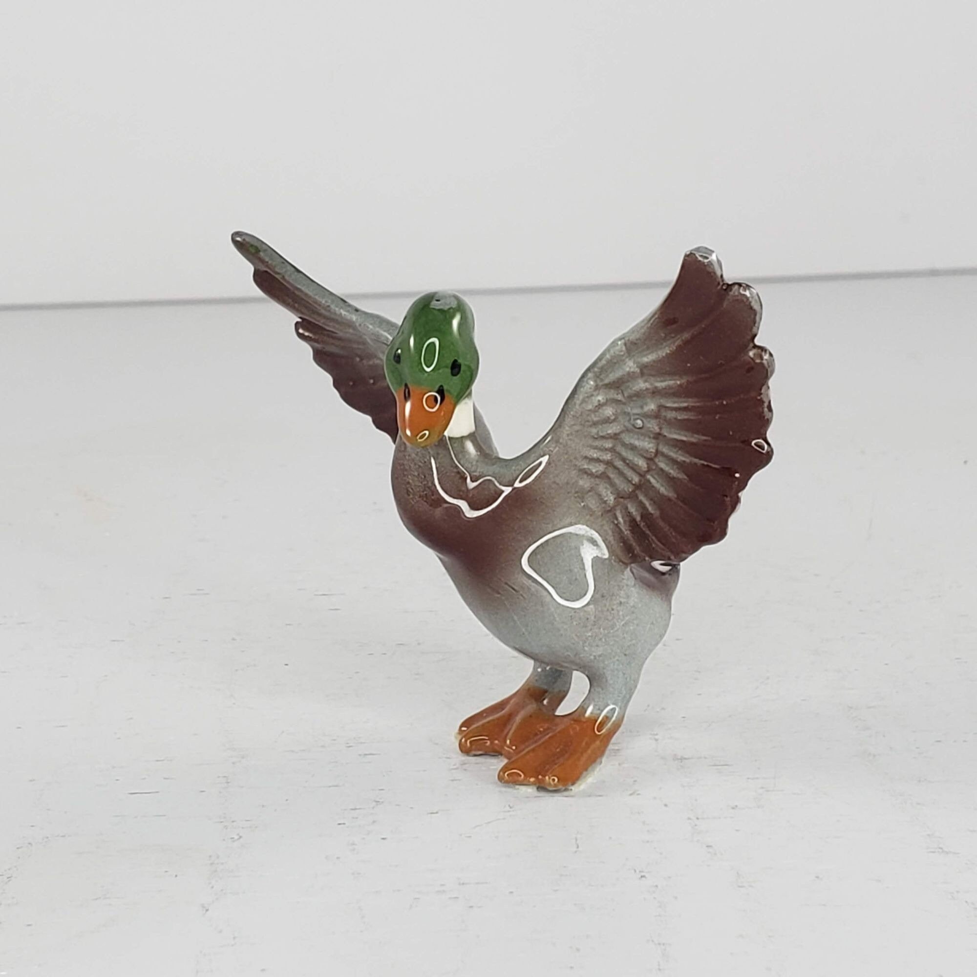 Hagen Renaker Mallard Papa Duck Bird Miniature Figurine Early Version ...