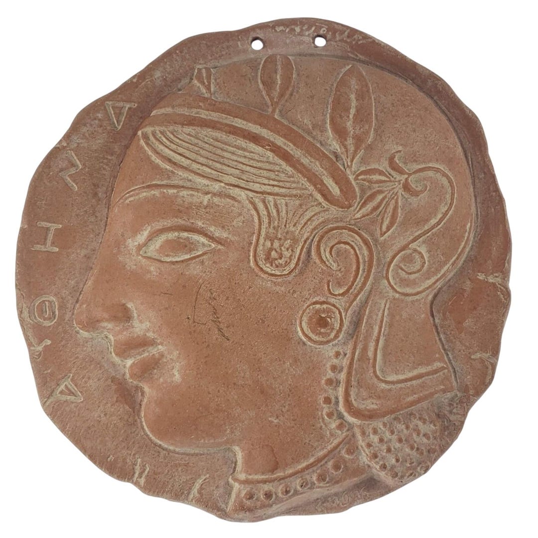 Goddess Athena's Relief Head Replica Greece Greek No 62 - Etsy