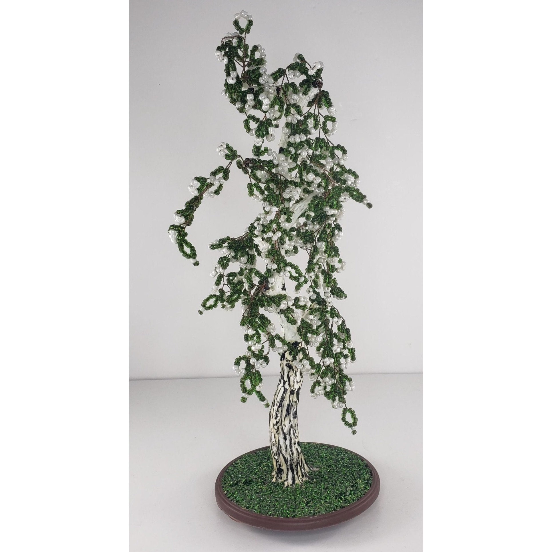 Vintage Seed Bead Tree Beaded Handmade 13 - Etsy