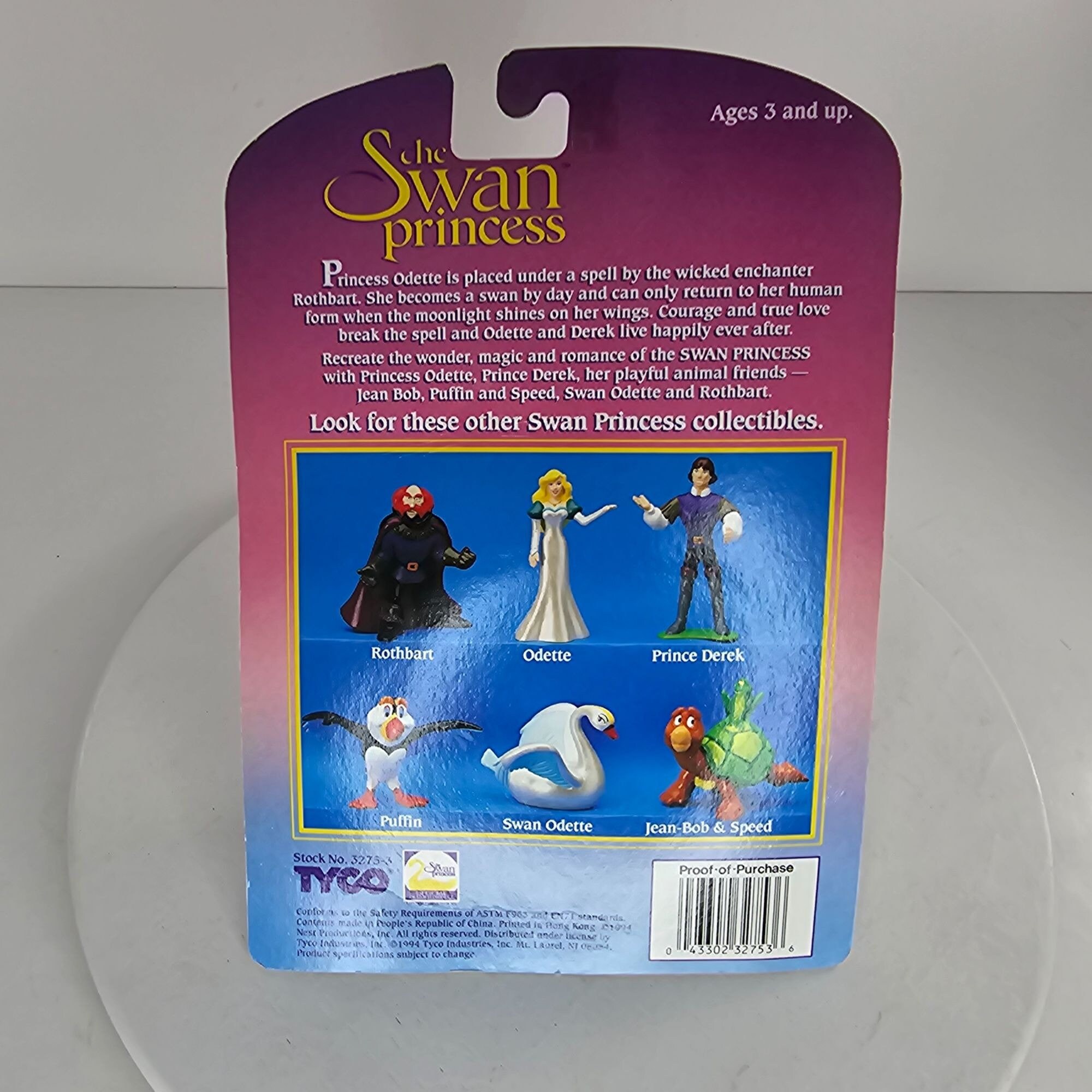 Vintage Tyco the Swan Princess Swan Odette Miniature Figure Cake Topper ...